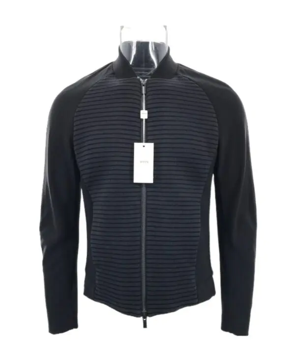 Emporio Armani Zip-up Textured Jacket