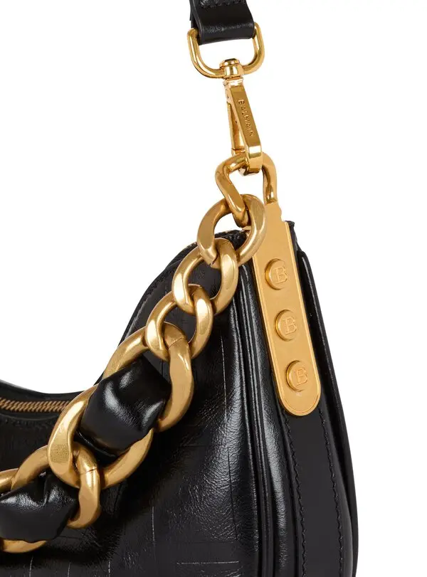 Balmain 1945 Soft Moon Shoulder Bag