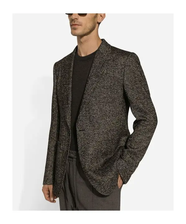 Dolce & Gabbana Single-breasted Portofino Fit Jacket - Grey