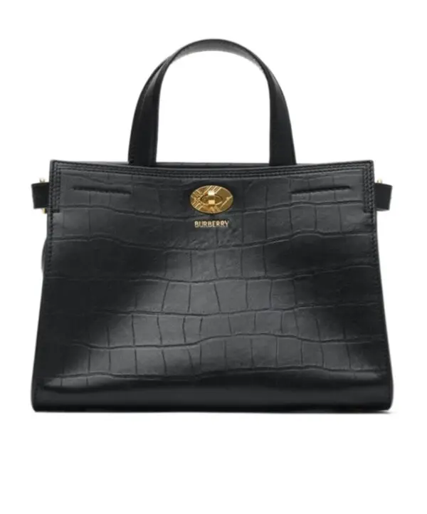 Burberry Mini Cotswolds Embossed Tote Bag