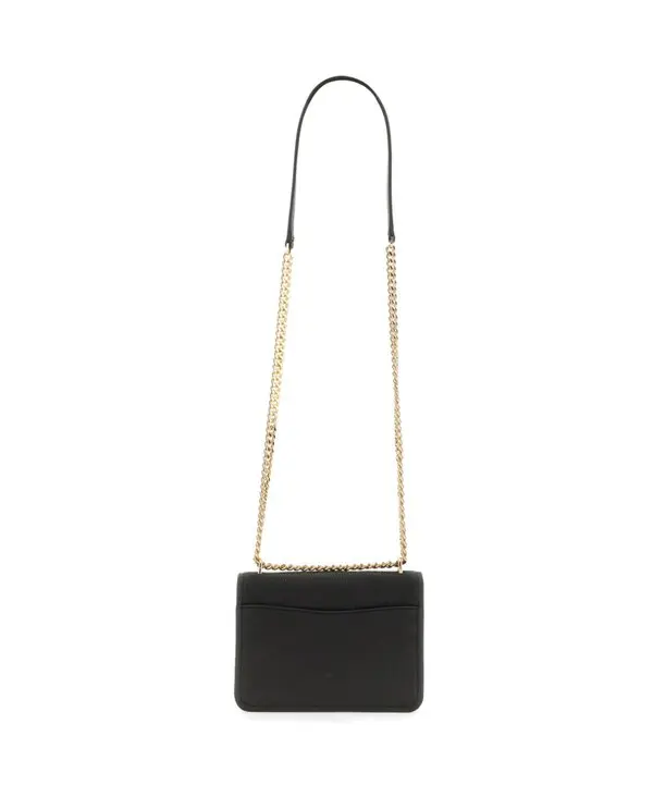 Michael Kors Claire Logo Lettering Shoulder Bag - Black