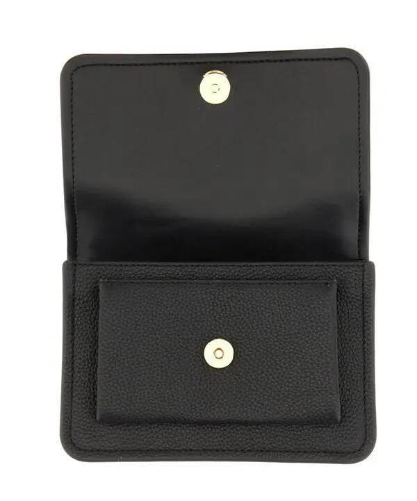 Michael Kors Claire Logo Lettering Shoulder Bag - Black