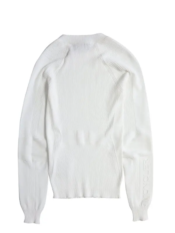 Moncler Ribbed Crewneck Knitted Jumper