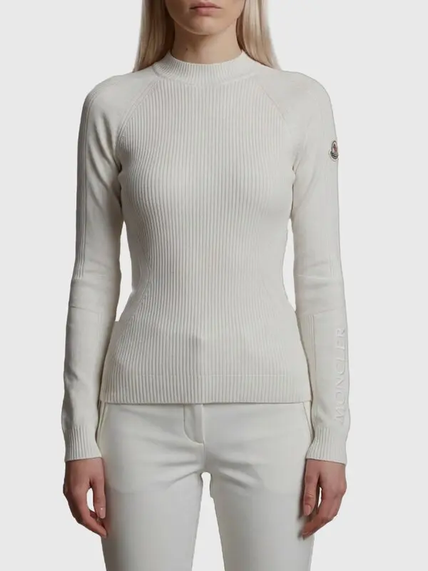 Moncler Ribbed Crewneck Knitted Jumper
