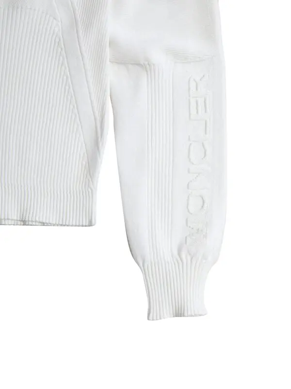 Moncler Ribbed Crewneck Knitted Jumper