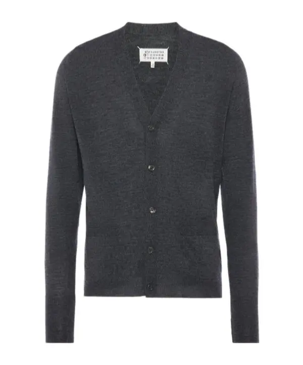 MAISON MARGIELA V-neck Cardigan - Grey
