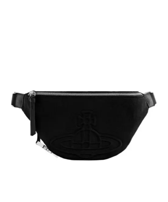 VIVIENNE WESTWOOD Orb Embossed Belt Bag - Black