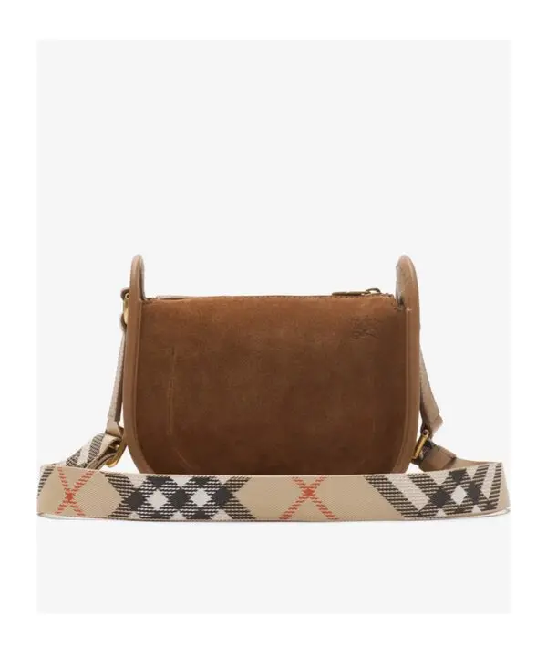 Burberry Mini B Clip Messenger Bag - Hazel-brown