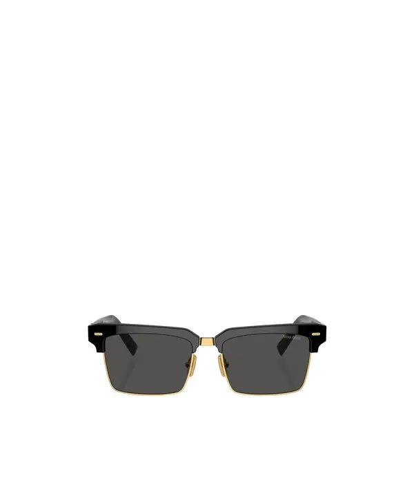 Miu Miu Square Frame Sunglasses - Black