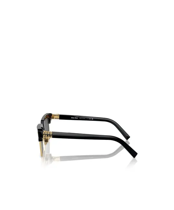 Miu Miu Square Frame Sunglasses - Black