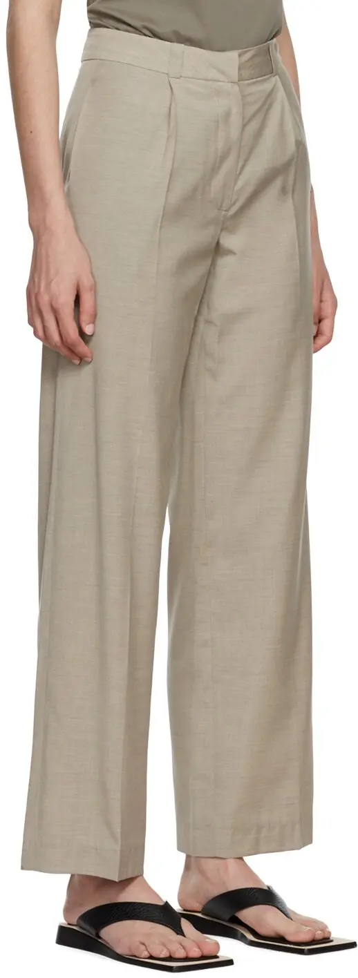 LOW CLASSIC Logo Straight Casual Pants
