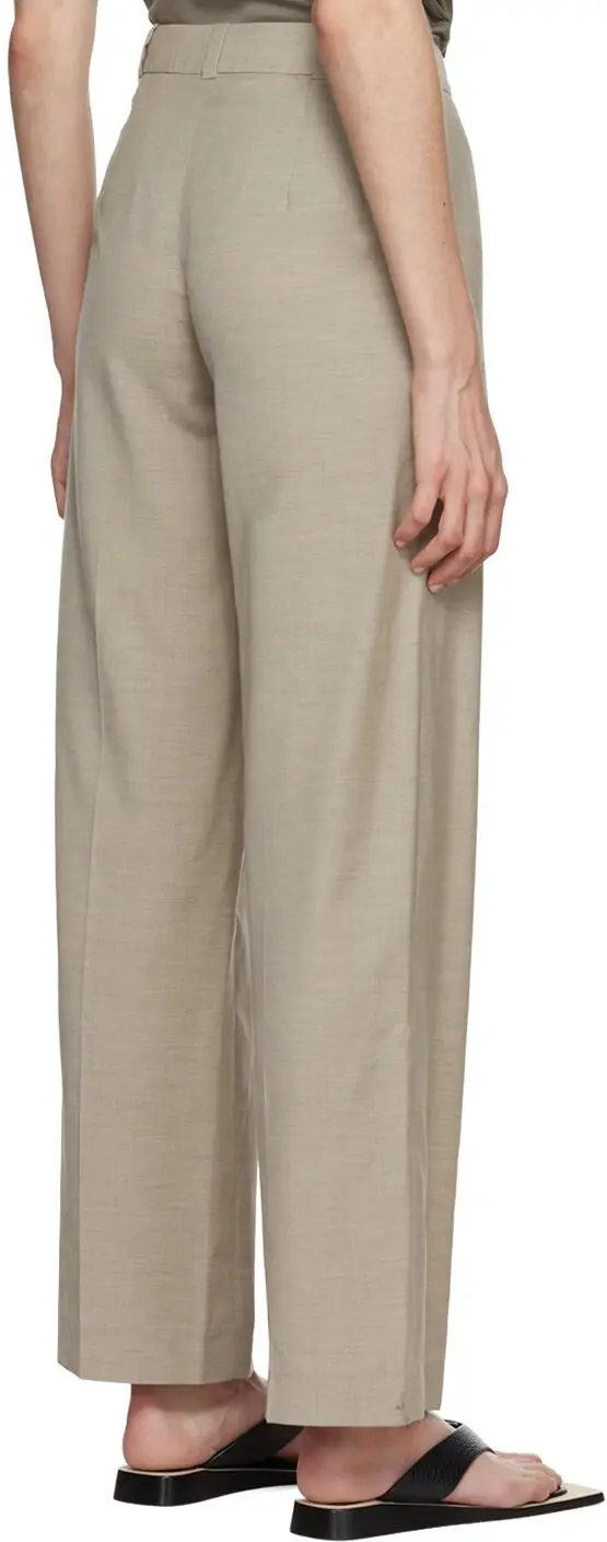 LOW CLASSIC Logo Straight Casual Pants