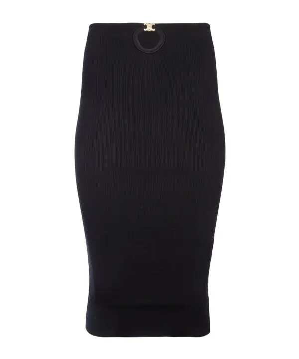 Celine Emblem Skirt