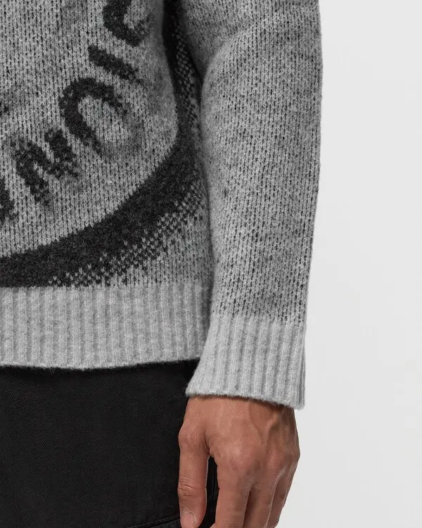 Stone Island Crewneck Sweater With Logo Print