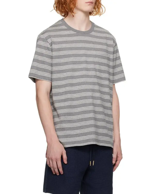 Thom Browne Striped Cotton-jersey T-shirt