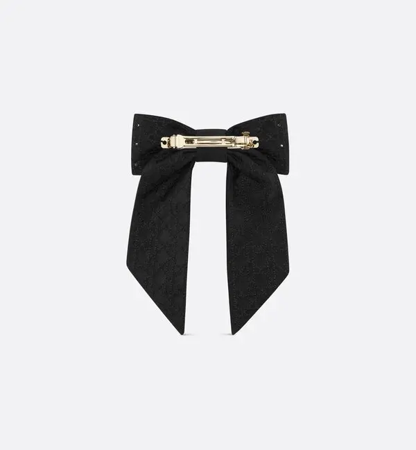 Dior Large Twist Bow Barrette