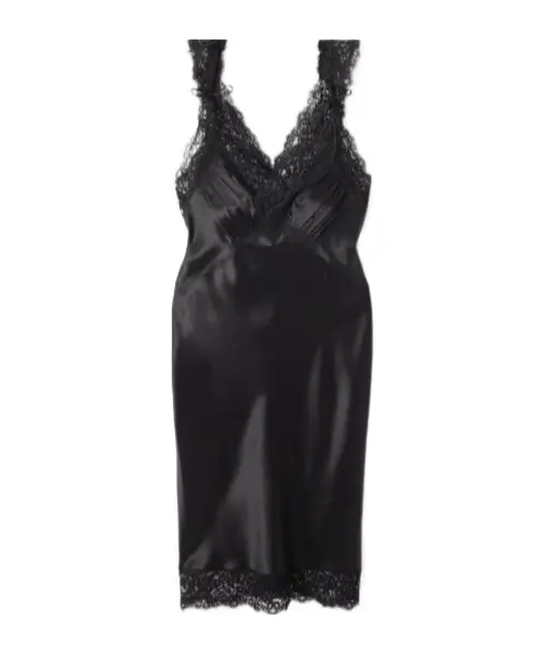 Saint Laurent Sleeveless Lace Dress