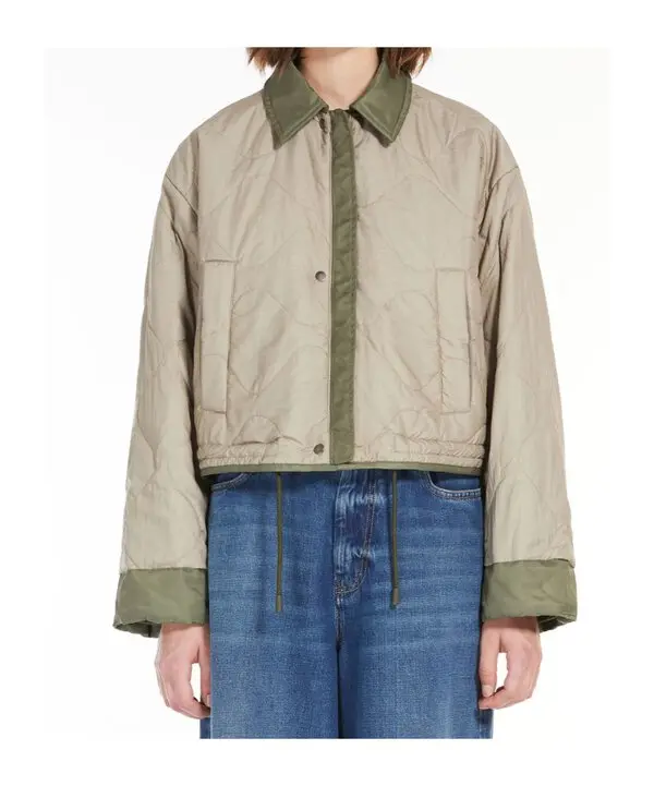 Max Mara Double-sided Waterproof Twill Cotton Suit Jacket
