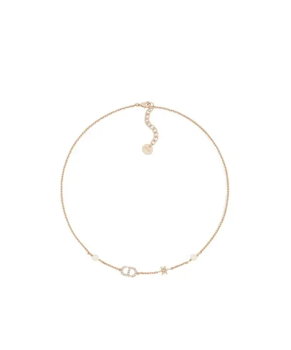 Dior Petit Cd Daisy Necklace - Faint Golden