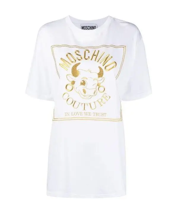 Moschino Print T-shirt - White