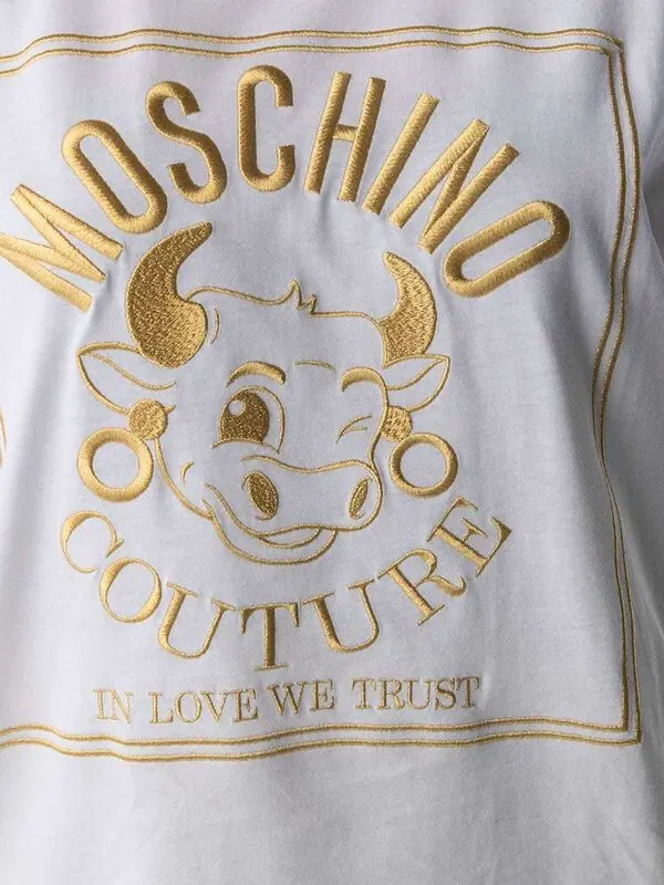 Moschino Print T-shirt - White