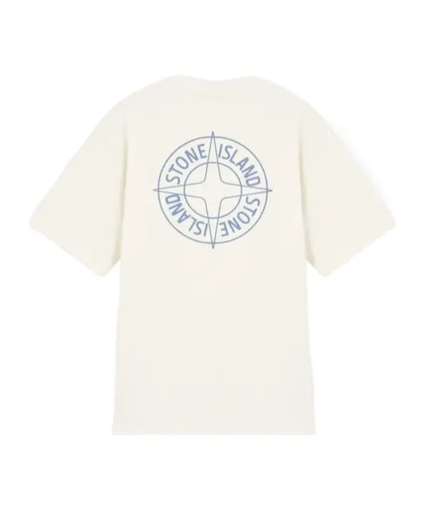 Stone Island Logo Back Print T-shirt - Ivory
