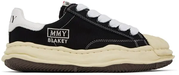 Mihara Yasuhiro Blakey" Lace-up Sneakers - Black