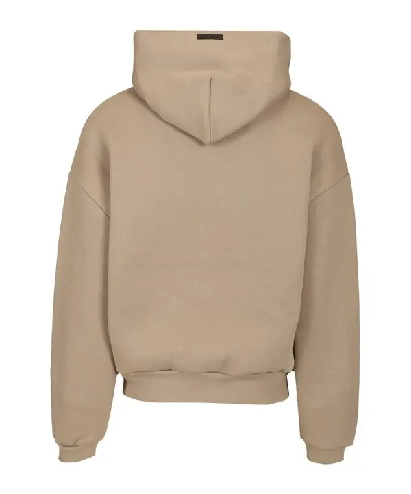 Fear Of God Logo Embossed Hoodie - Nude