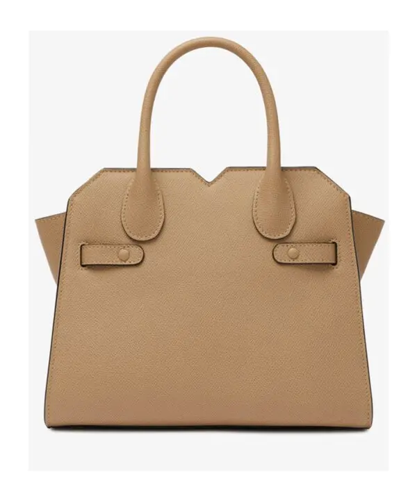 VALEXTRA Milano Mini Top Handle Bag - Brown
