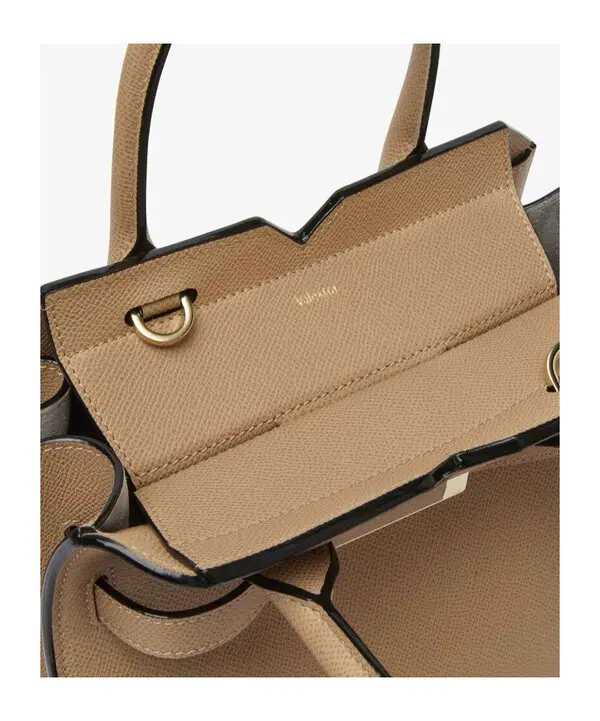 VALEXTRA Milano Mini Top Handle Bag - Brown