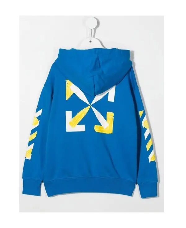 Off-White Diag-stripe Cotton Hoodie