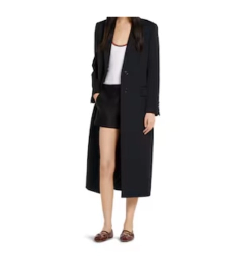 Gucci Long Collared Button-up Coat