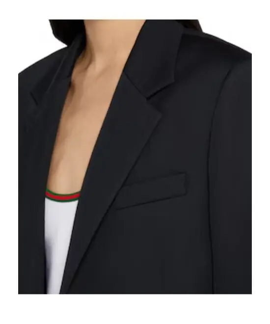 Gucci Long Collared Button-up Coat