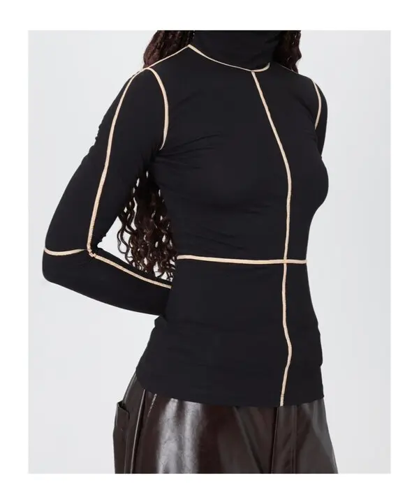 MAISON MARGIELA High Neck Jumper With Contrast Stitching