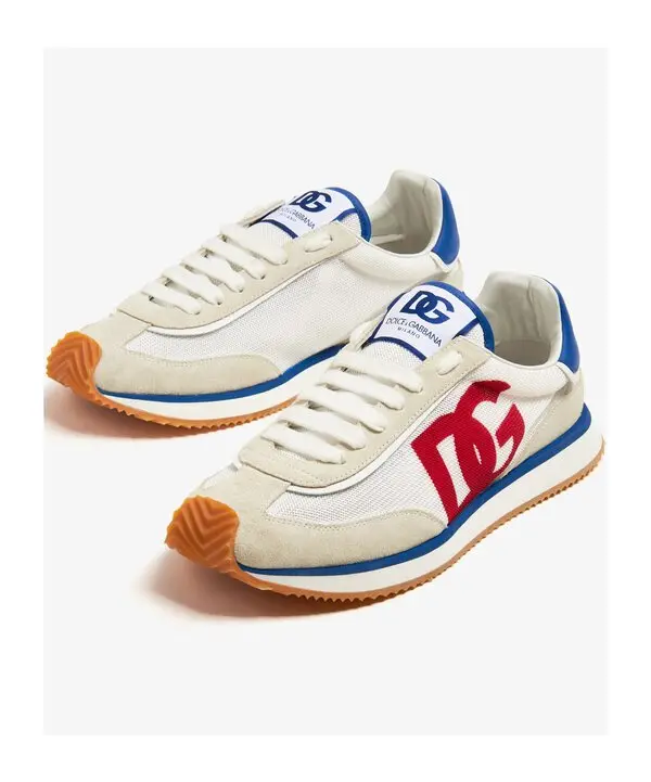 Dolce & Gabbana Dg Logo Printed Low-top Sneakers - Multicolor