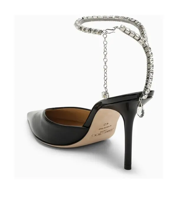 JIMMY CHOO Embellished Stiletto Pointed Toe Pumps