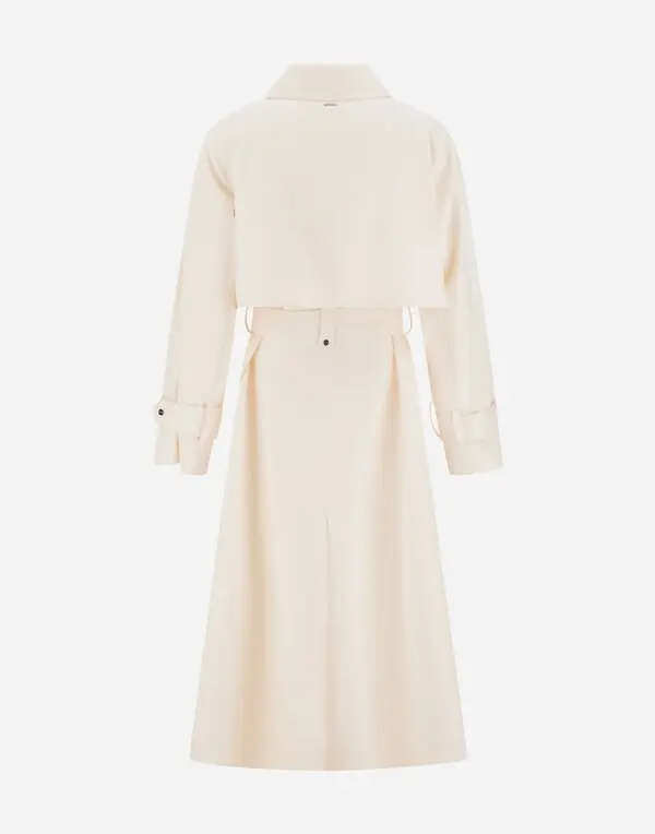 Herno Belted Trench Coat - Ivory