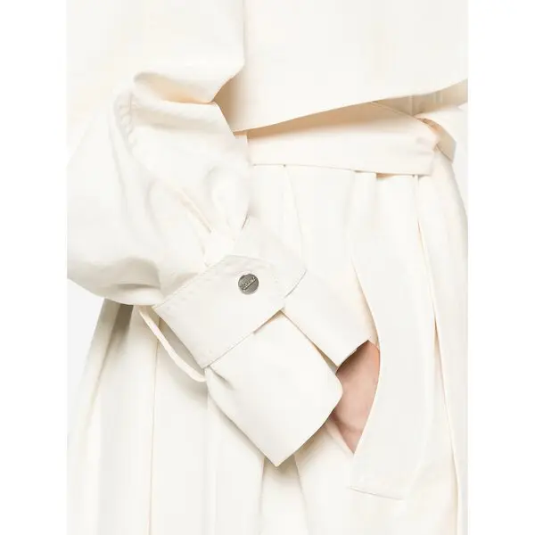 Herno Belted Trench Coat - Ivory