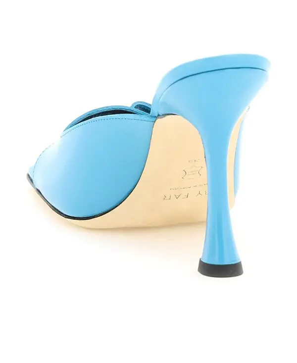 By Far Square-toe Stiletto Heel Sandals