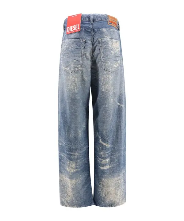 DIESEL® 1996 D-sire-fsf Wide Leg Distressed Jeans - Gray