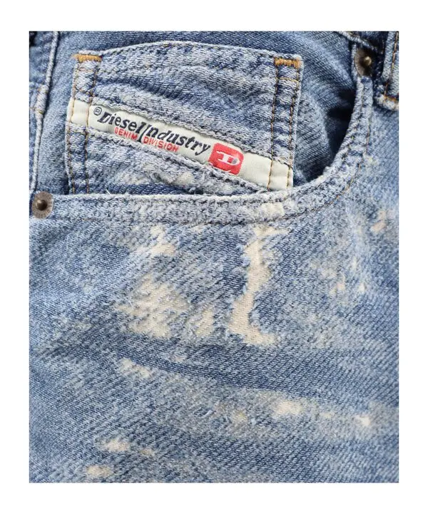 DIESEL® 1996 D-sire-fsf Wide Leg Distressed Jeans - Gray