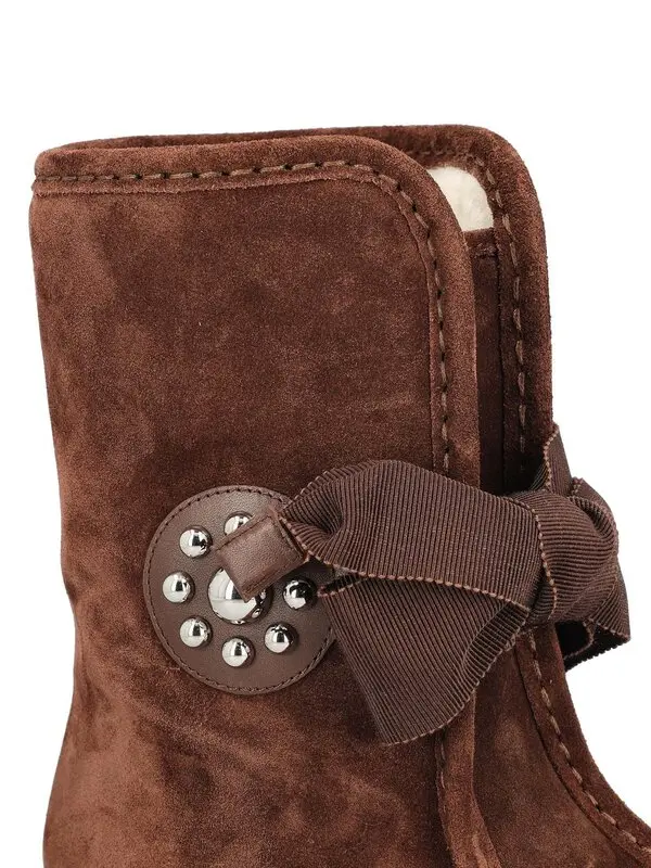 Valentino Garavani Vlogo Signature Bow Detail Boots