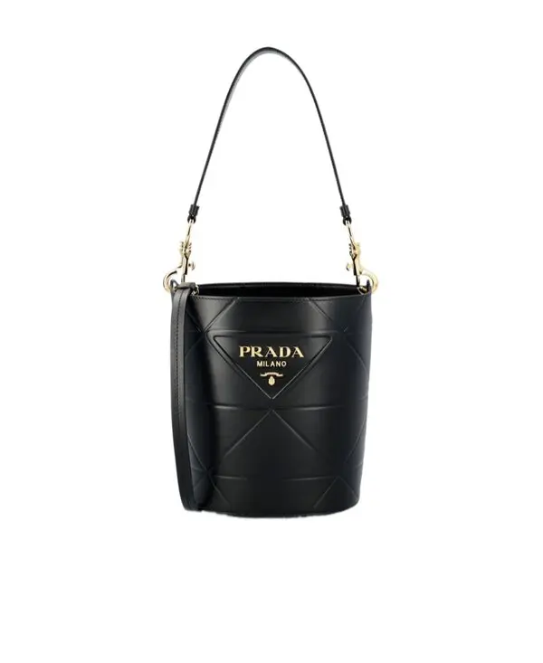 Prada Logo Bucket Bag