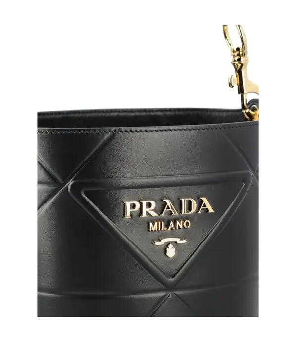 Prada Logo Bucket Bag