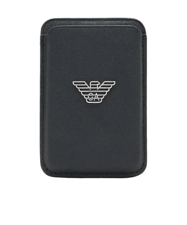 Emporio Armani Logo-plaque Phone Case - Black