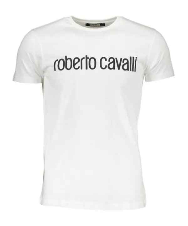 Roberto Cavalli Round-necked Logo T-shirt