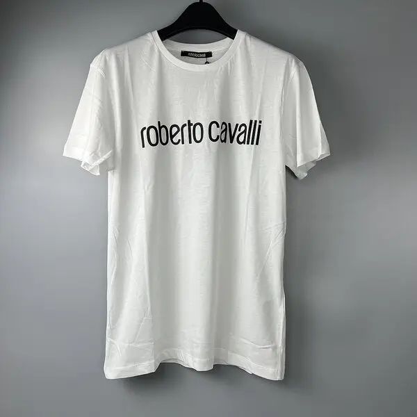 Roberto Cavalli Round-necked Logo T-shirt