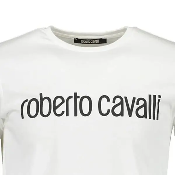 Roberto Cavalli Round-necked Logo T-shirt