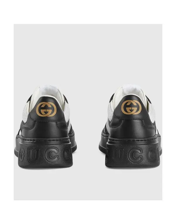 Gucci Gg Embossed Lace-up Sneakers