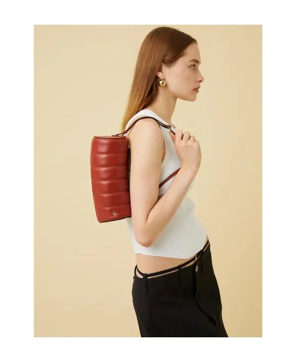 Manu Atelier Logo Shoulder Bag